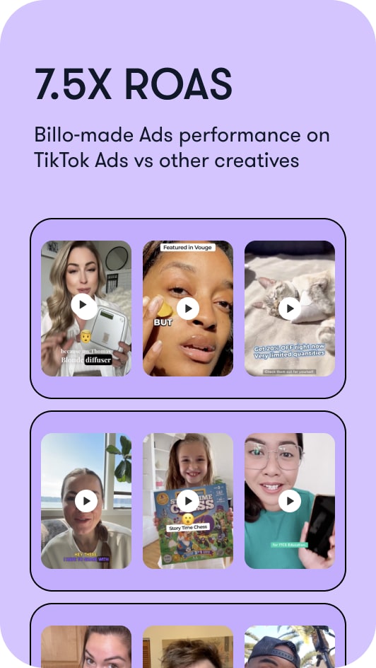 Billo - #1 UGC Marketplace For Video Ads